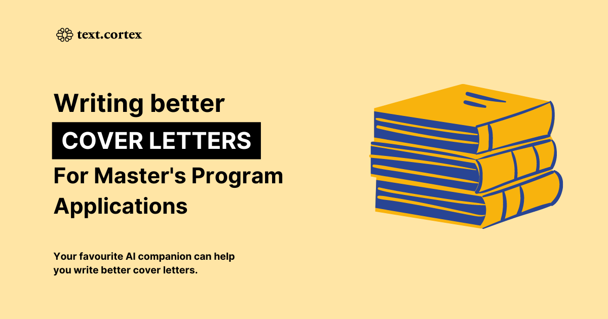 Writing a Cover Letter for Master’s Degree Applications